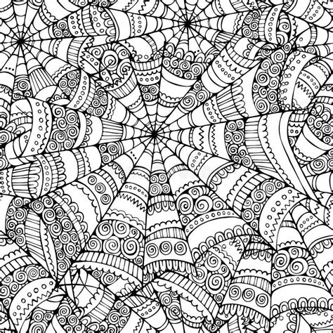 Spider Web Seamless Pattern Stock Vector Illustration Of Background Autumn 39914245