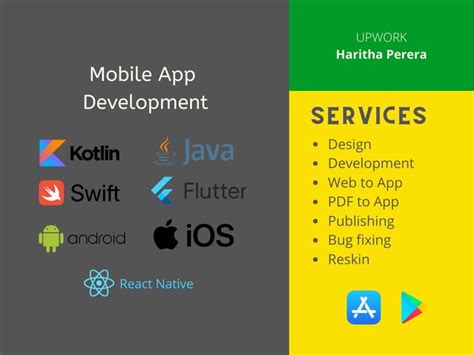 Your Android Ios App Published On Your Playstore Appstore Upwork