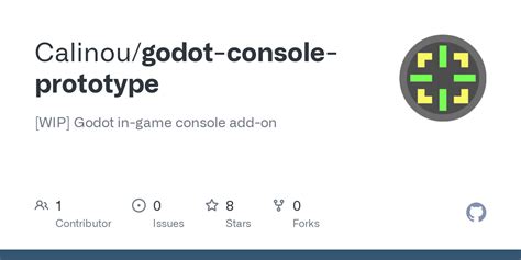 github calinou godot console prototype [wip] godot in game console