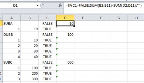 Excel Formulation Without Vba For Sum Of Variable Quantity Of Numerical