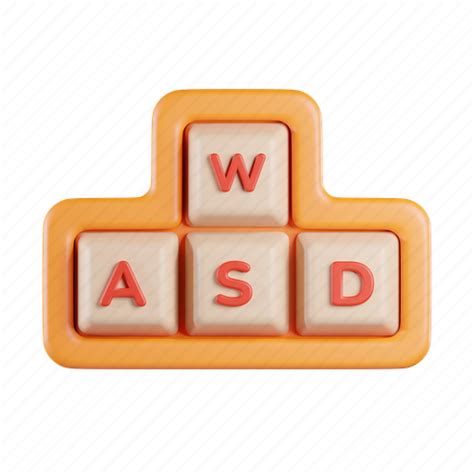Wasd Button Keyword Device Computer 3d Illustration Download On