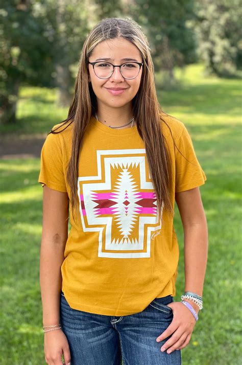 Pendleton Heritage Tee Gold Junkin Jos Boutique