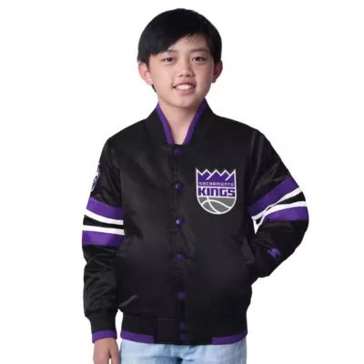 Starter Nba Sacramento Kings Scout Varsity Full Snap Jacket Belk