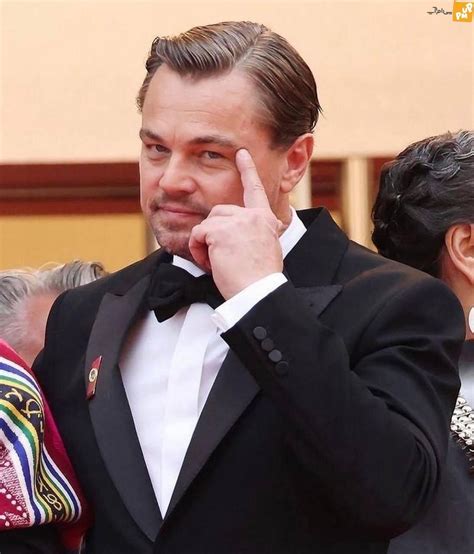 ژست متفکرانه لئوناردو دی‌کاپریو روی فرش قرمز عکس خبرآنلاین