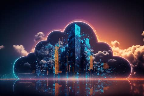 Premium Photo Wireless Network And Connection Technology Concept With Abstract City Background