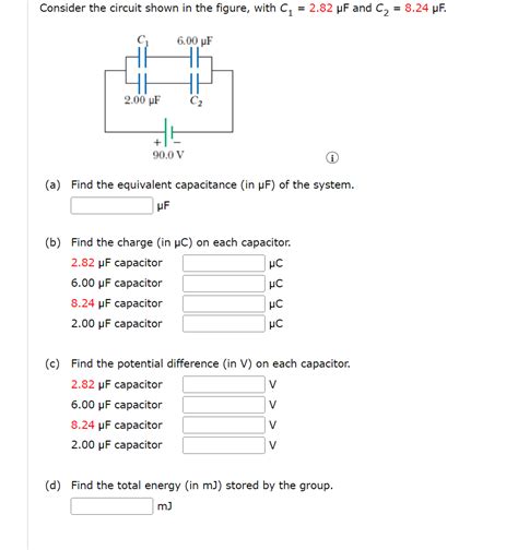 Solved Consider The Circuit Shown In The Figure With C Chegg