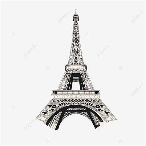 회색 에펠 탑 일러스트 건물 탑 클립 아트 회색 에펠 탑 아름 다운 파리 타워입니다 Png 일러스트 및 Psd 이미지 무료 다운로드 Pngtree