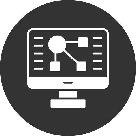 Workflow Glyph Inverted Icon Vector Art At Vecteezy