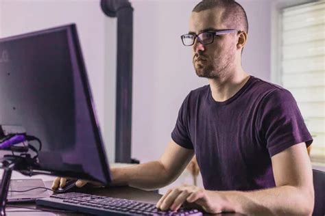 Computer Operator Man