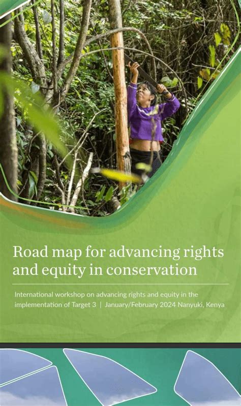 New Global Roadmap On Advancing Rights And Equity In Conservation