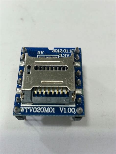 Mini SD Card MP Sound Module For PIC Arduino WTV SD Rajiv Electronics