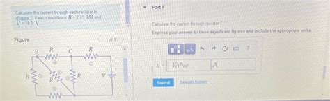 Solved Calculate The Current Through Each Resistor In Chegg