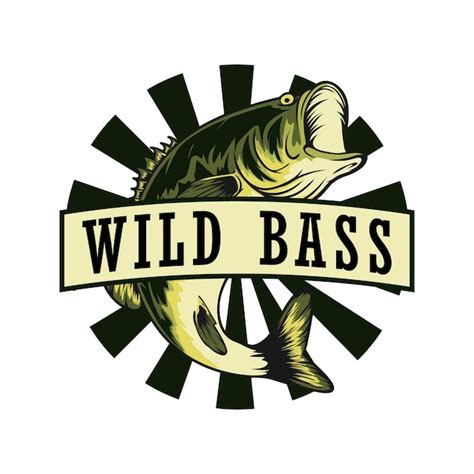 Premium Vector Largemouth Bass Fish Logo Template