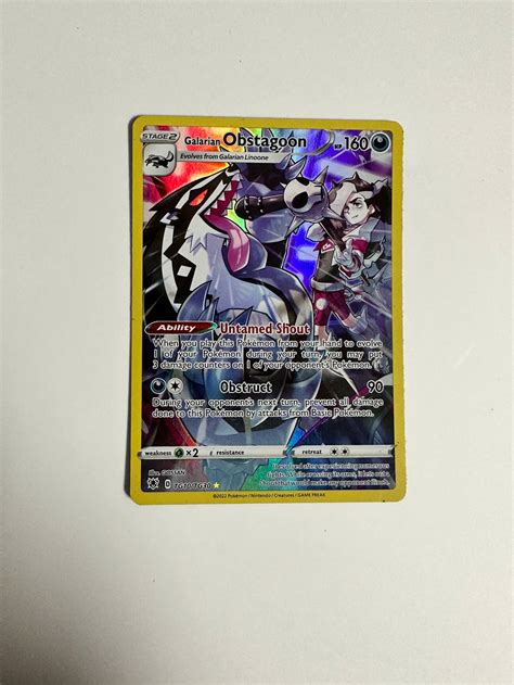 Obstagoon Pokemon Card Auction