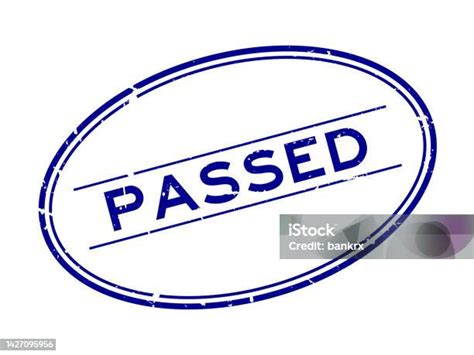 그런지 블루는 흰색 배경에 단어 타원형 고무 씰 스탬프를 통과 0명에 대한 스톡 벡터 아트 및 기타 이미지 0명 검증 낱말 Istock