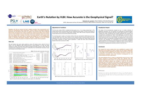 Pdf Earths Nutation By Vlbi How Accurate Is The Geophysical Signal