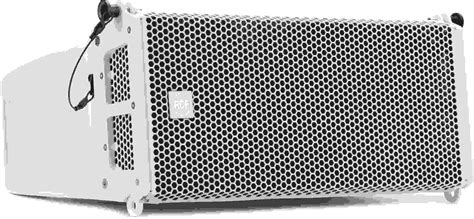 rcf hdl 6 a 1 400 watt dual 6 inch active line array module white