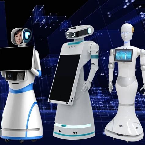 Rfid Humanoids Comercial Advertising Smart Intelligent Ai Reception Robot For Library Restaurant