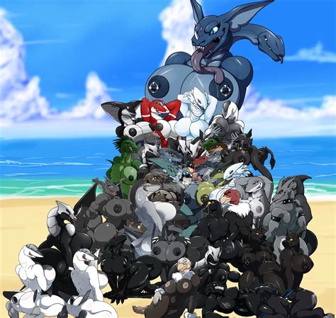 Rule 34 6 Girls Alien Girl Angela 45 Anthro Black Breast Grab Breast