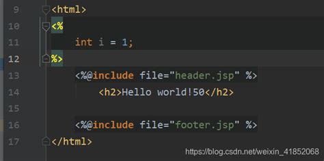 jsp页面中include的两种使用方法 jsp include csdn博客