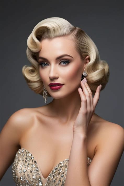 Retro Vintage Finger Waves