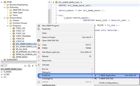 Abap Code Profiling With Eclipse Adt Sap Generation N