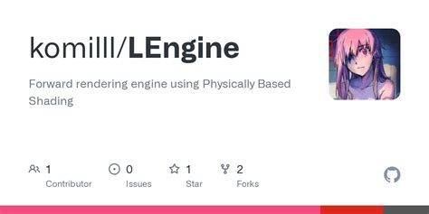 Github Komilll Lengine Forward Rendering Engine Using Physically Based Shading