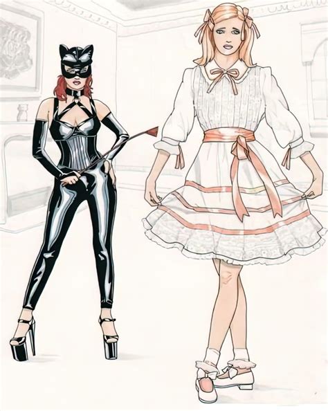 Image Tagged With Xdress Art Illustration Enforced Feminisation