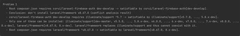 Can Not Compose Install Issue Csrui Laravel Firebase Auth GitHub