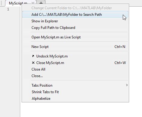 Change Folders On Search Path MATLAB Simulink