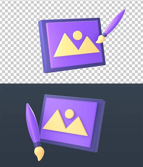 Premium PSD D Yellow Purple Icons For Ui Ux Web Mobile Apps Social Media Ads Designs