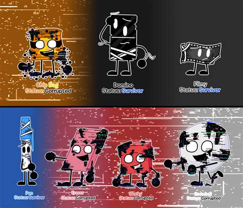 7 Object Show Characters In Learning With Pibby By Violetskittle On Deviantart