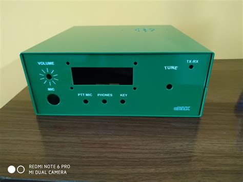 Ubitx Back Case Design Case For Micro Bitx Ham Radio Hobby Kits