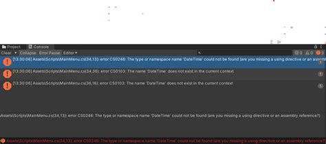 does anyone know how to fix this error questions and answers unity