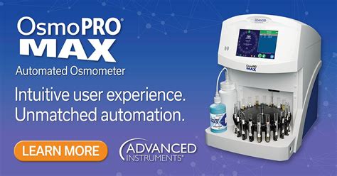 osmopro max the highest level of osmolality testing automation