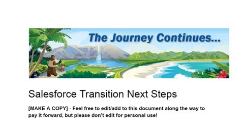 C A J On Linkedin Salesforce Transition Next Steps