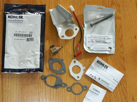 Kohler Engine :: Genuine Kohler Engines Solenoid Fuel Shut Off Repair kit 25 757 25-S 2575725 25 ...