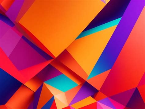 Premium Ai Image Dynamic Geometric Energy Vibrant 8k Wallpaper Abstract Design For Visually