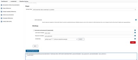 Variables And Credentials In Jenkins Anotedev