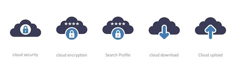 Premium Vector Cloud Security And Cloud Encryption