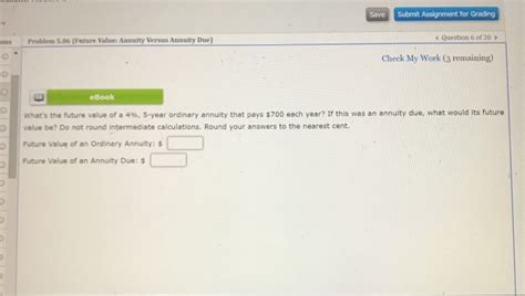 Solved Save Submit Assignment For Grading As Problem 506