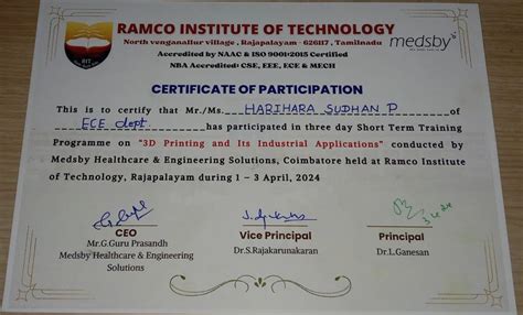 Hari Hara Sudhanp On Linkedin 3dprinting Industrialapplications