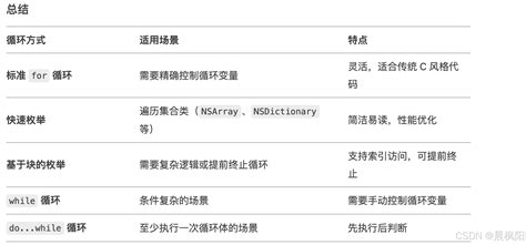 不同开发语言之for循环的用法、区别总结 ios oc for csdn博客