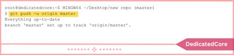 Push A Branch To Remote Repository In Git Pull Command