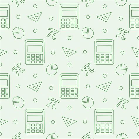 Premium Vector Pi Day Seamless Pattern With Mathematical Constants Or