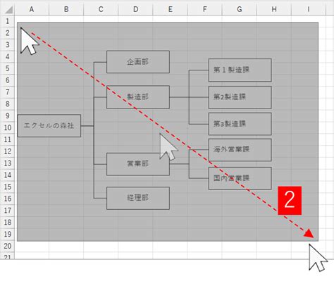 【excel】図形をキレイに揃える方法。左右の位置や高さやを整列し並べるテクニック！ Excelの森