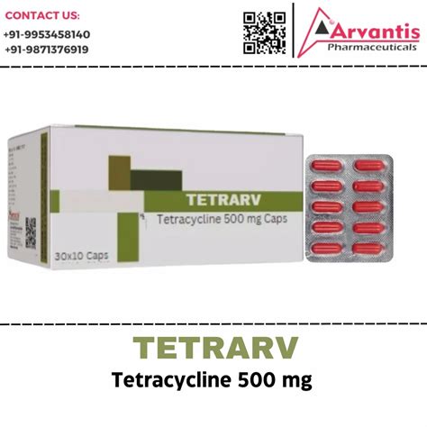 Tetracycline 500 Mg Capsules At Rs 150 Stripe Tetracycline