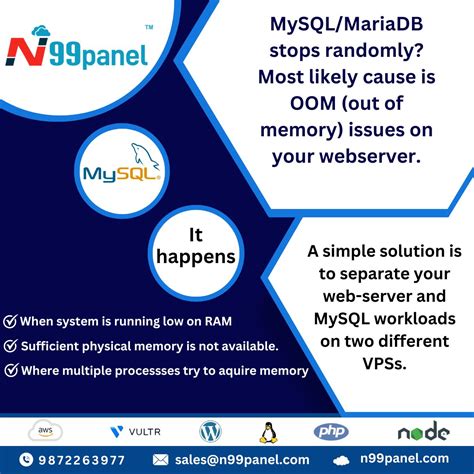 n99panel on linkedin mysql mariadb n99panel vpscloud php plugins