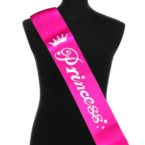 Princess Sash Color Pink Balloonbuddy