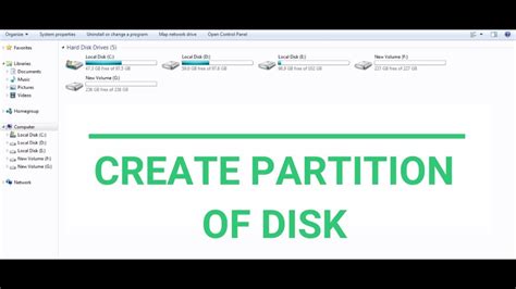 How To Create Hard Disk Partition In Pc Delete Partition Merge